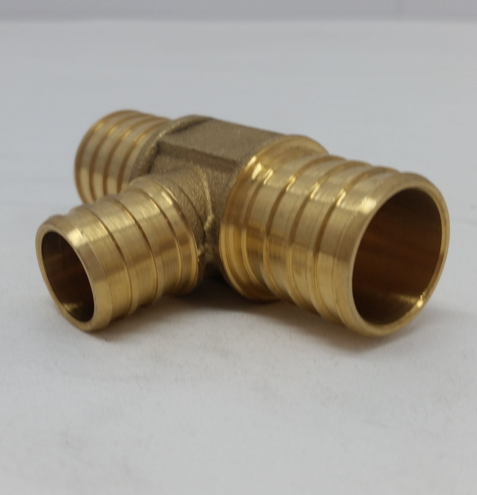 1"x1"x1/2" Pex Crimp Tee - The Log Boiler